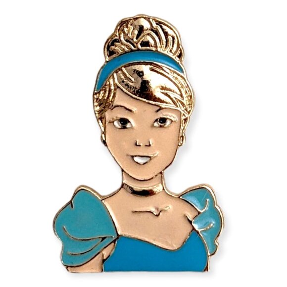 Disney | Accessories | Cinderella Disney Lapel Pin Princess Bust | Poshmark